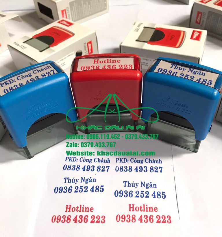 Khắc Dấu Tên Giá Rẻ, Đẹp, Chất lượng, Giá Chỉ Từ 55k