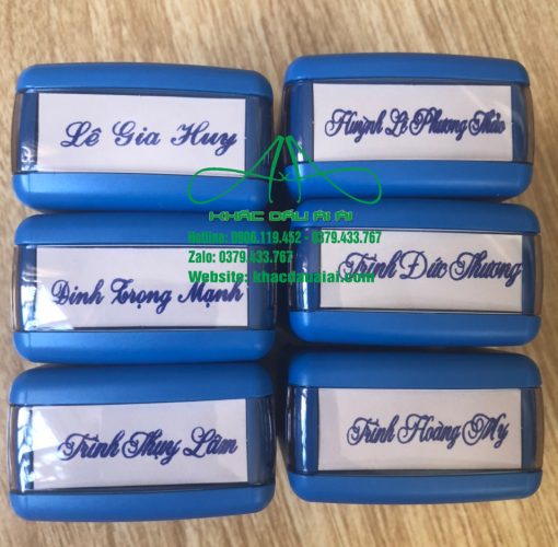 Khắc Dấu Tên Giá Rẻ, Đẹp, Chất lượng, Giá Chỉ Từ 55k